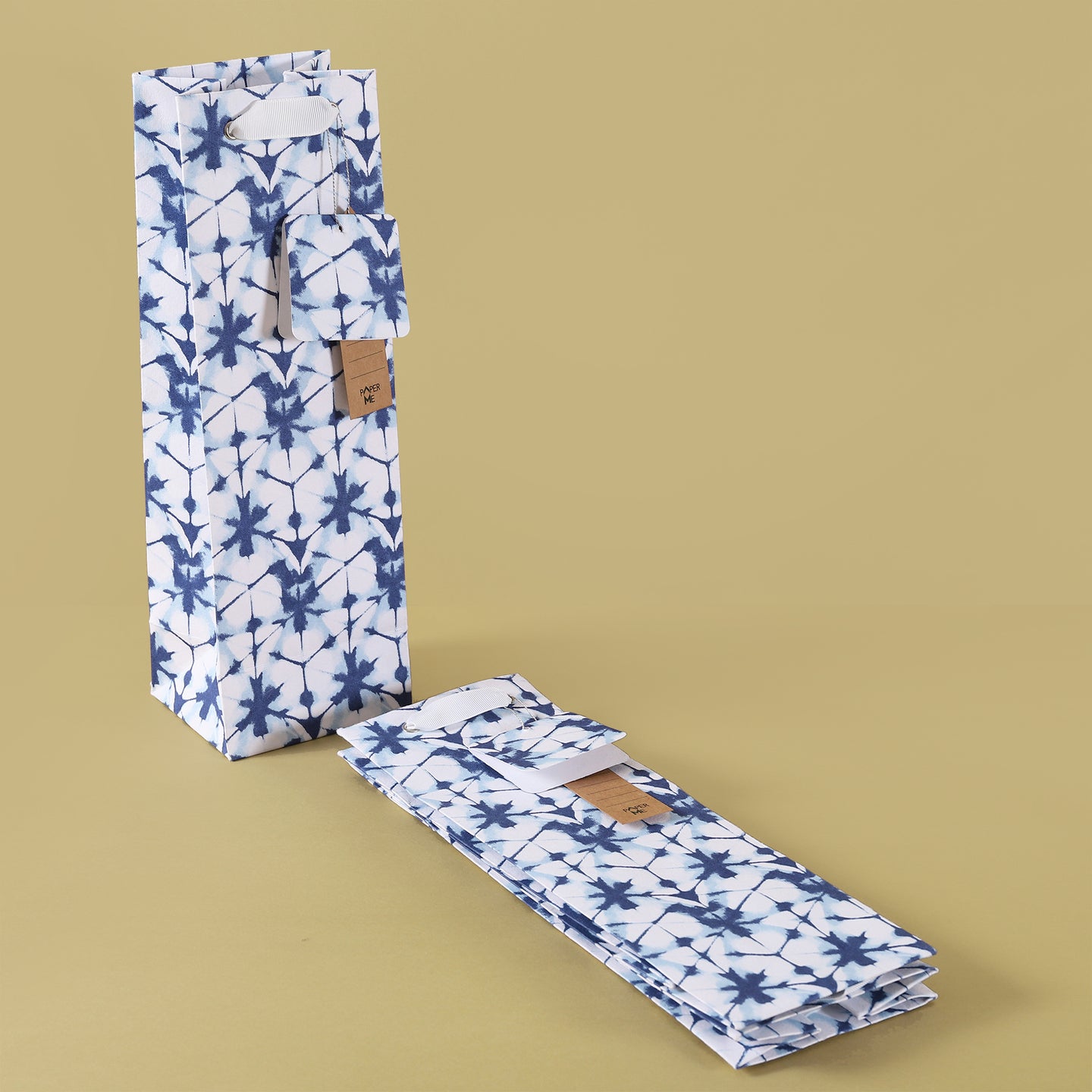 Neelanchal Tie & Dye Wine Bag (Set of 3) – PaperMe